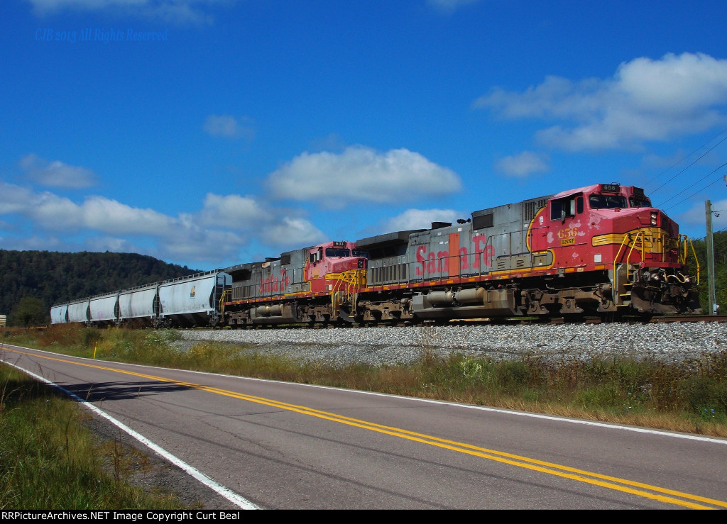 BNSF 656 and 603 (2)